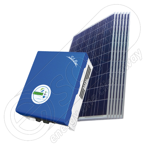 Kit fotovoltaic cu injectare in retea 1,5 KW Solarriver 2300TL permit ...